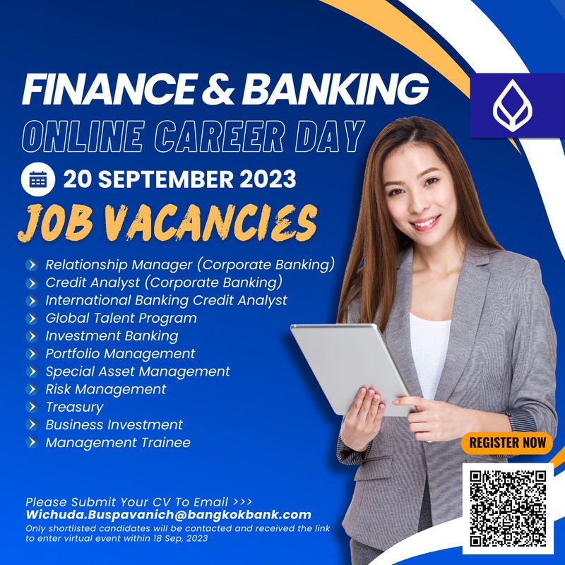 [Bangkok Bank Career] ACCELERATE YOUR CAREER WITH BANGKOK BANK. More ...
