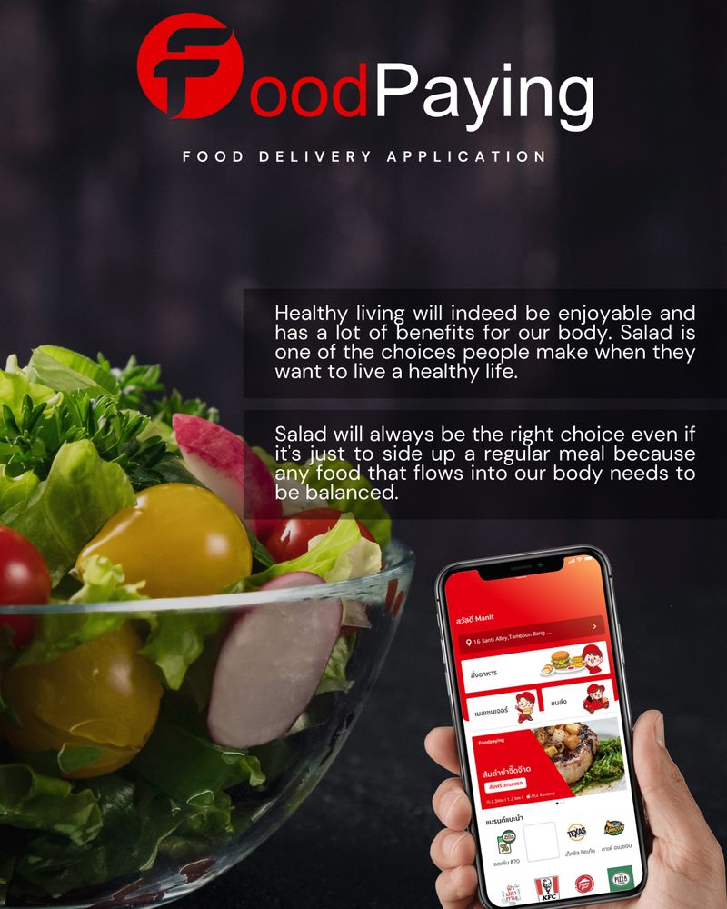 [FoodPaying] FoodPaying - Food Delivery Application 🇹🇭🇬🇧🇲🇲🇱🇦🇨🇳 สนใจ ...
