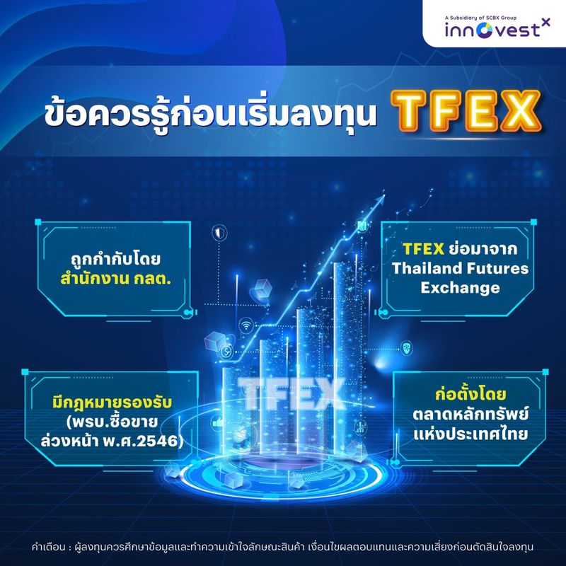 [InnovestX Securities ] 🤩 ข้อควรรู้ก่อนลงทุนใน TFEX 1. TFEX ย่อมาจาก Thailand Futures Exchange ...