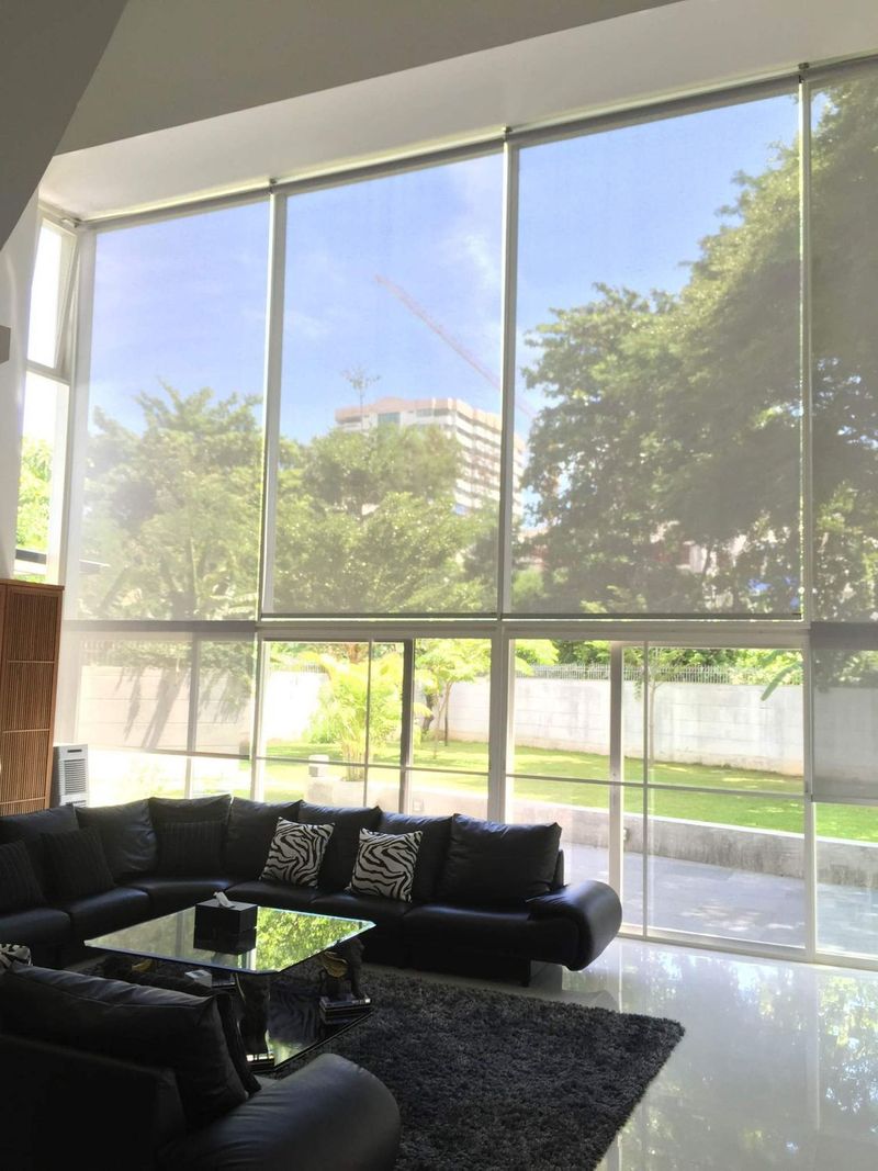 [Sale-Jean Windecor (จีนจุ๋ง มุ้งพับจีบญี่ปุ่น)] ม่านROLLER ป้องกันแสงส่วนเกินในห้อง และอาคาร ...