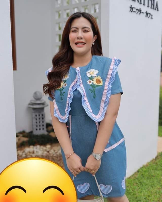 [Sureeporn] พร้อมส่ง XL 2X 3X 4X ค่า 699💸 ยาว 38 นิ้ว #สนใจสินค้าแค็ปรูปทักแชท #Facebook ...