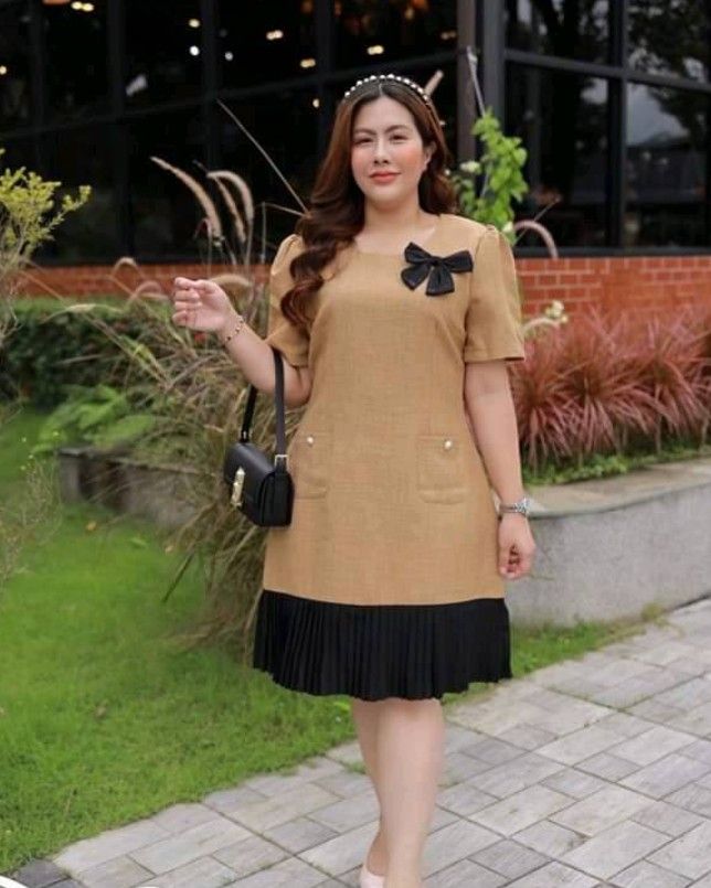 [Sureeporn] รุ่นนี้ยังมีนะค่า สีเทา XL 2X 3X 4X 5X 6X สีน้ำตาล XL 2X 699 💸 ยาว 40 นิ้ว