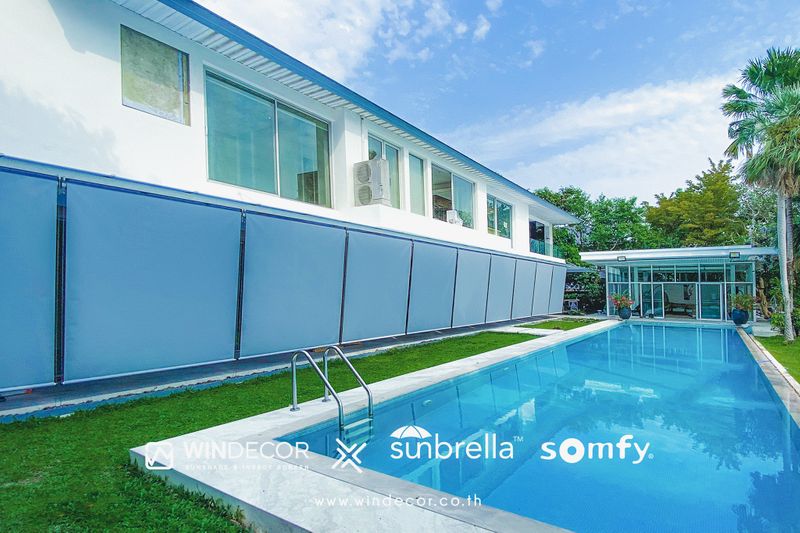 [เซลล์พิชญ์ x Windecor] กันสาดแนวดิ่ง ม่านสลิง (Taro) ลูกค้าเห็นบอก "โอ้โหเริ่ด" 😁😆😄 กันสาดสลิง ...