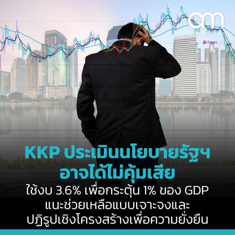 [aomMONEY] KKP ประเมินนโยบายรัฐฯ อาจได้ไม่คุ้มเสีย ใช้งบ 3.6% เพื่อกระตุ้น 1% ของ GDP แนะ ...