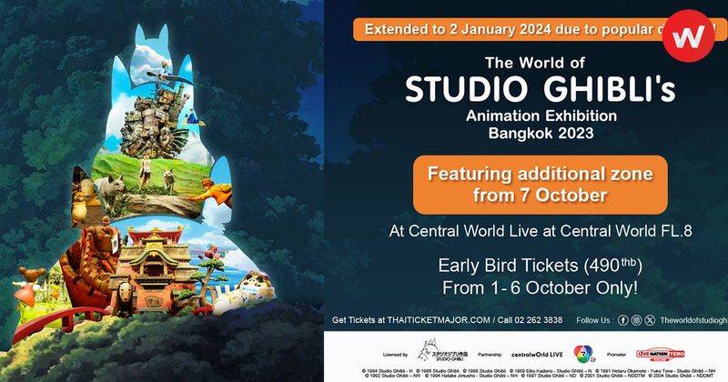 [WABIZ รู้รอบทิศ ธุรกิจญี่ปุ่น] ‘นิทรรศการจิบลิ’ เพิ่มโซนใหม่ ขยายเวลาถึง 2 มกราคมปีหน้า ฉลอง ...