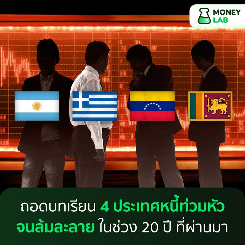 [MONEY LAB] ถอดบทเรียน 4 ประเทศหนี้ท่วมหัว จนล้มละลาย ในช่วง 20 ปี ที่ผ่านมา การที่ประเทศก่อหนี้ ...