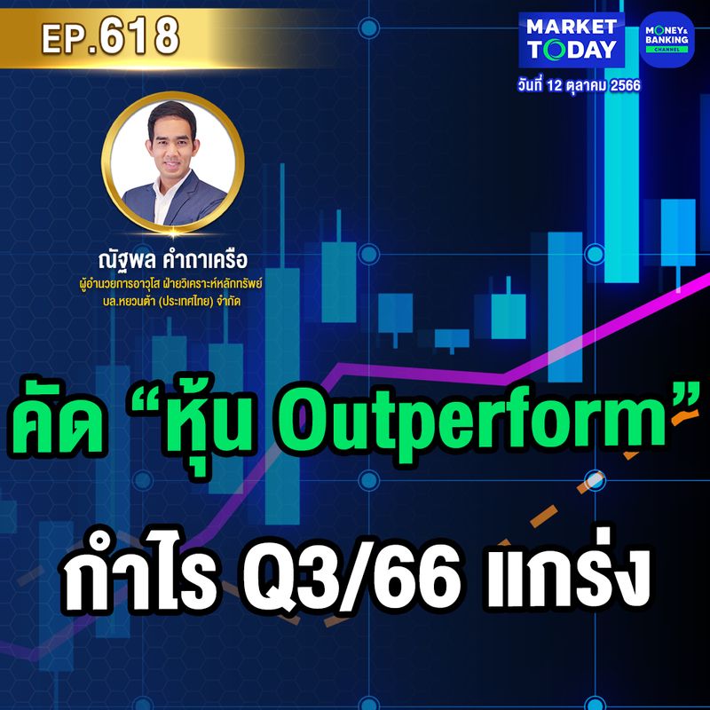 [Money and Banking Channel] Market Today EP.618 | คัด “หุ้น Outperform” กำไร Q3/66 แกร่ง ก่อน ...
