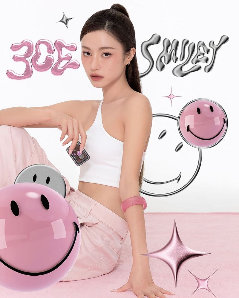 [ᴳᶤᵇ ᵂᵃ⁻ᴰᵉᵉ] 3CE X SMILEY 😊 คอลใหม่จาก 3CE น่าย้ากกกก มาในโทนสโม้คกี้อายฉ่ำๆ ปากสีก่ำๆ แล้ว ...