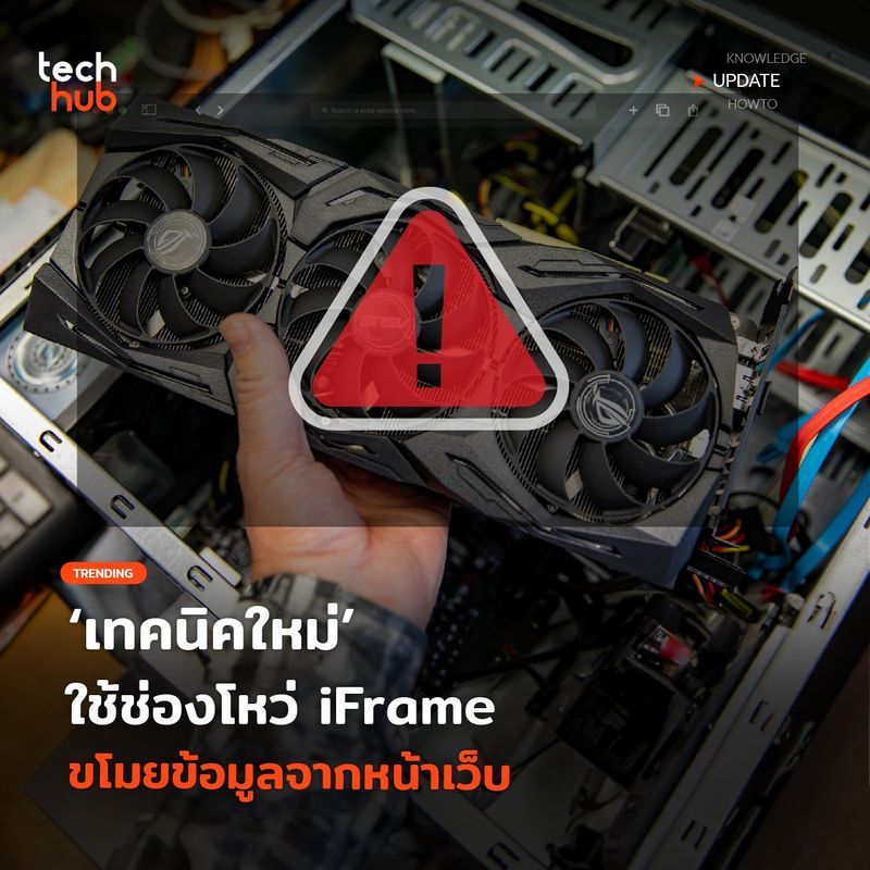 [Techhub] ดีนะ เจอก่อน.... iFrame ย่อมาจาก inline frame เป็นองค์ประกอบ ...