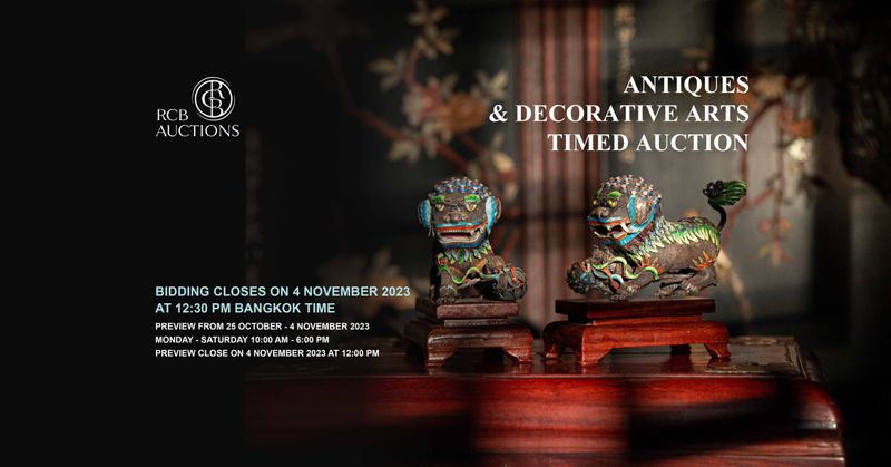 [River City Bangkok] การประมูลแอนทีคและของสะสมออนไลน์ RCB Auctions ...