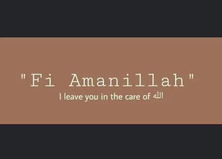 [TheJasmineThailand] "fi amanillah" (فى أمان الله) ในภาษาอาหรับแปลว่า ...