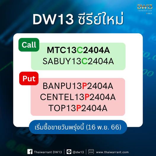 [@Newss] 🆕DW13 ซีรีย์ใหม่ล่าสุด! 💚MTC13C2404A 💚SABUY13C2404A ️BANPU13P2404A ️CENTEL13P2404A ...