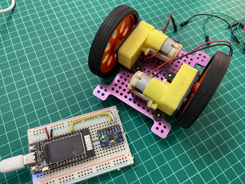 [อบรมไมโครคอนโทรลเลอร์ AI: IoT: Robot: DIY: Makers:] esp32 + imu + dc ...