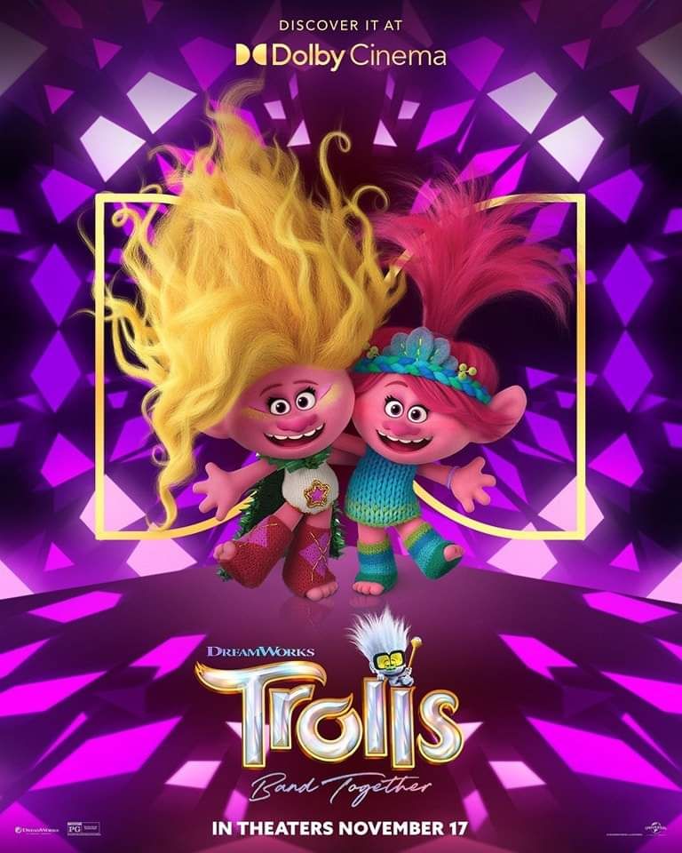 [หนัง Man & หนังหุ้มปลาย] ใบปิดเวอร์ชั่น Dolby Cinema และคลิปพิเศษจาก... "Trolls Band Together ...