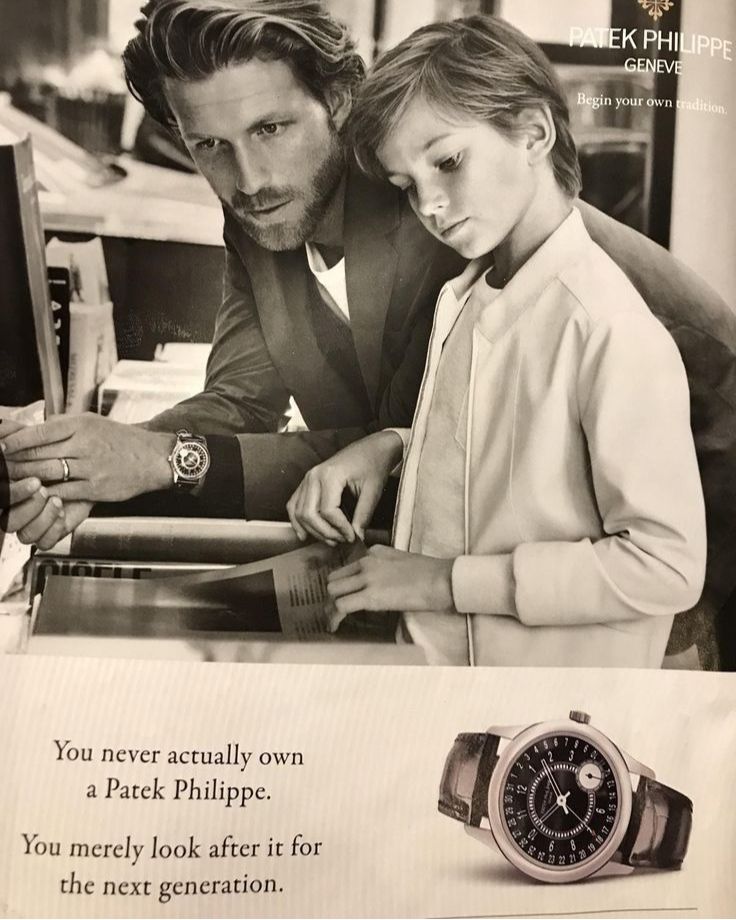 [Nok Creative Branding] โฆษณาที่ยอดเยี่ยม: Patek Philippe “จริงๆ แล้วคุณไม่ได้เป็นเจ้าของ Patek ...