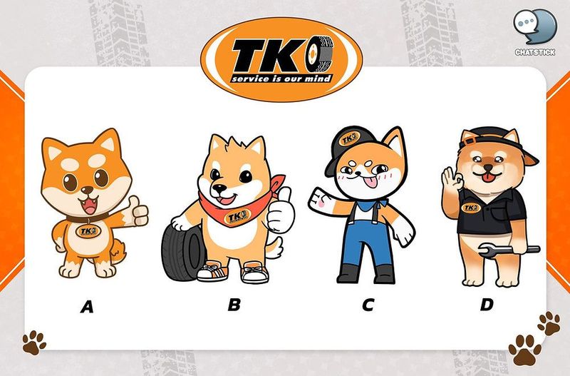 [ChatStick - ออกแบบสติ๊กเกอร์ไลน์ และ สร้างแบรนด์] มาสคอต "TKC AUTO PLUS - ตระกูลชัยออโต้พลัส ...