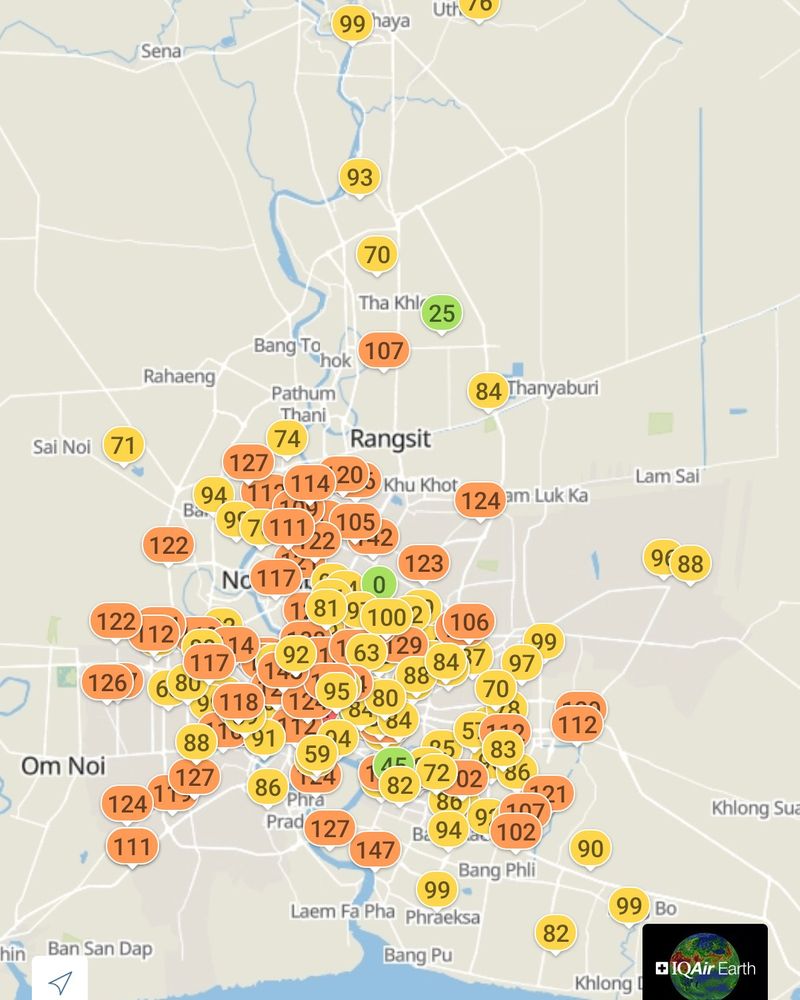 [คน 80 90] รายงานคุณภาพอากาศ รายงานคุณภาพอากาศ ประจำวันที่ 30 พฤศจิกายน 2566 เวลา 12:21 น. . ภาพ ...