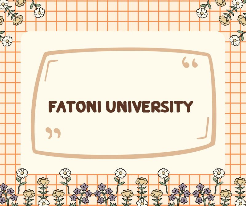 [อาหารสมอง by Arif Amsoh] Do you know Fatoni University? Fatoni ...