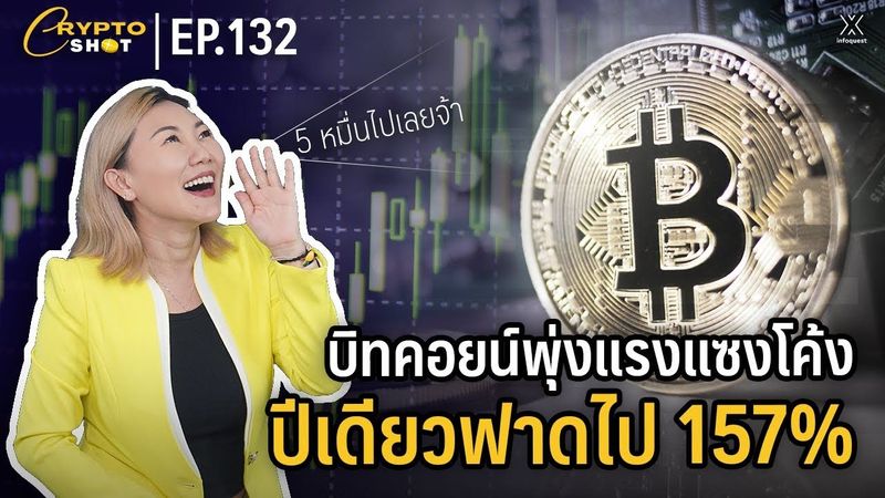 [InfoQuestNews - สำนักข่าวอินโฟเควสท์] CryptoShot: บิทคอยน์พุ่งแรงแซงโค้ง ปีเดียวฟาดไป 157% หาก ...