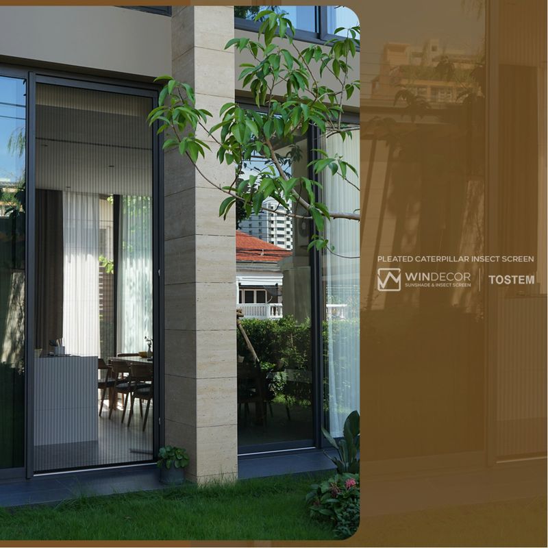 [NERF-Sale Windecor] 🏬โครงสร้างเฟรมมุ้งจีบเก็บรางซ่อน (มุ้งจีบ) 🏗️ สารมารถทำสีเฟรมเข้ากับวงกบทุก ...