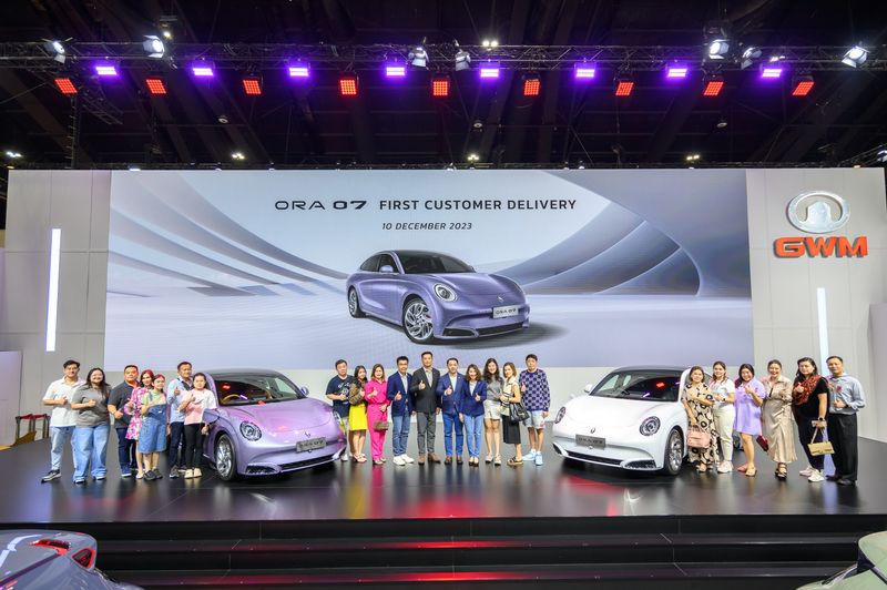 [Motor World Thailand] เกรท วอลล์ มอเตอร์ ส่งมอบ ORA 07 ในงาน Motor Expo 2023 https://www ...