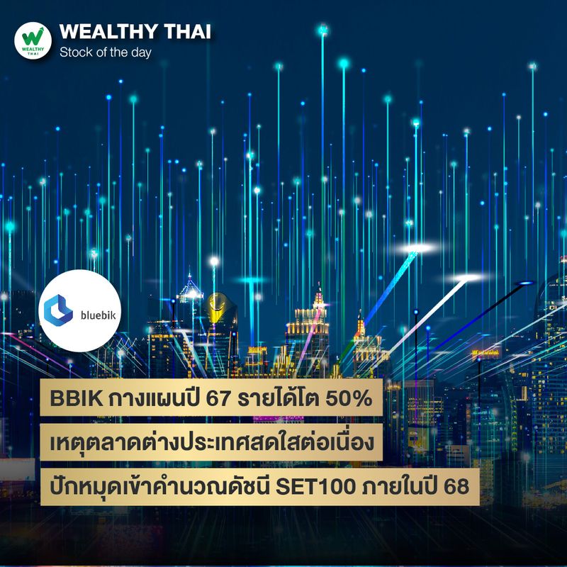 [Wealthy Thai] BBIK กางแผนปี 67 รายได้โต 50% เหตุตลาดต่างประเทศสดใสต่อเนื่อง ปักหมุดเข้าคำนวณ ...