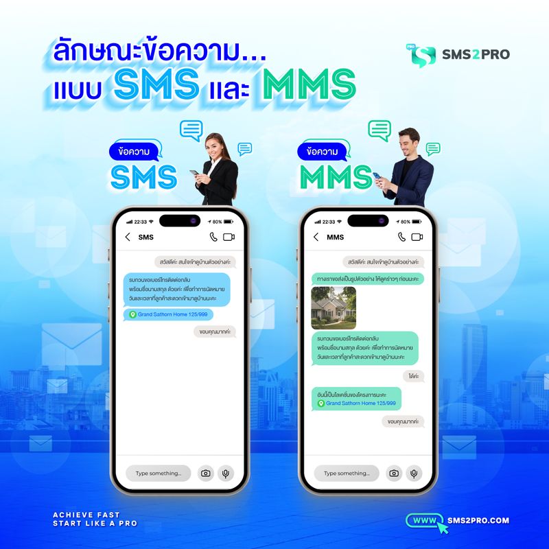 [SMS2PRO] SMS และ MMS ข้อความการตลาดที่แตกต่างกัน พูดง่ายๆให้เห็นภาพชัดเจนที่สุด MMS นั้นเป็น ...