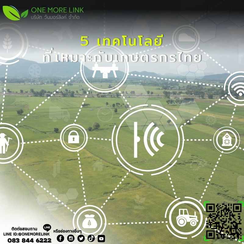[ONE MORE LINK วันมอร์ลิงค์บริการกำจัดกากอุตสาหกรรม] 5 เทคโนโลยีที่เหมาะกับเกษตรกรไทย 1 ...