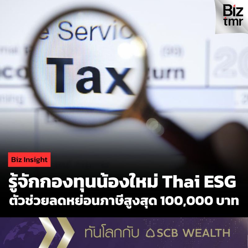 [ทันโลกกับ Trader KP] [Biz Insight] - รู้จักกองทุนน้องใหม่ Thai ESG ตัวช่วยลดหย่อนภาษีสูงสุด ...