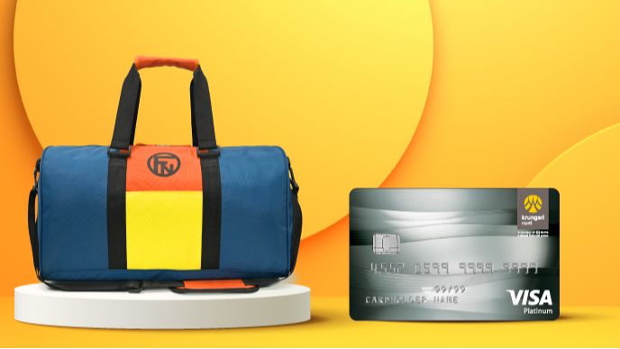 [📌Sale Promotion] Campaign!!!Krungsri สมัครบัตรเครดิต กรุงศรี แพลตินัม วันนี้ รับกระเป๋า FN Bag ...