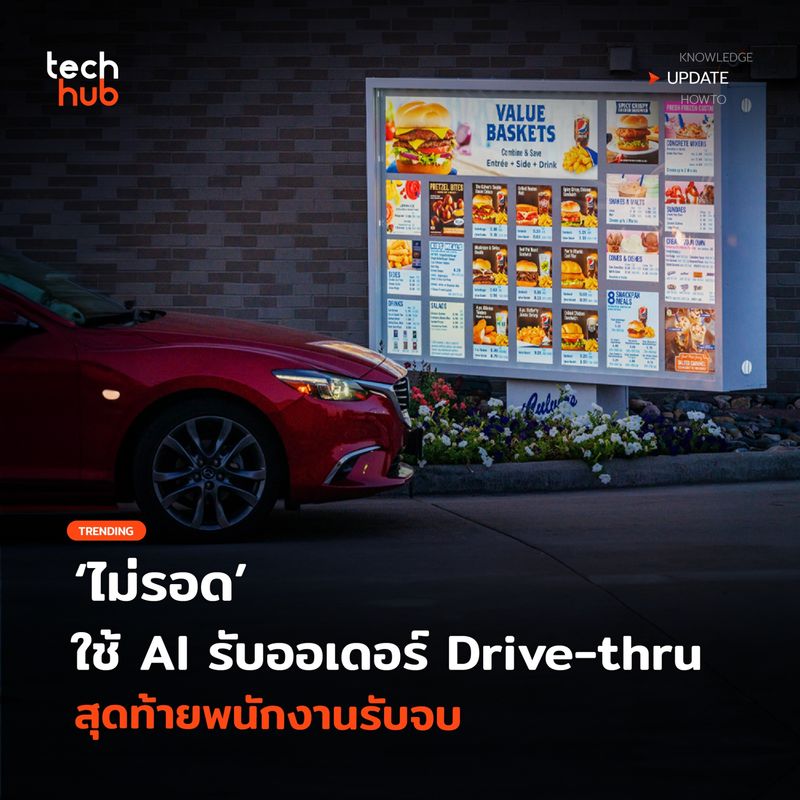 [Techhub] ไม่ถึงเป้า ในเดือน พ.ค. ที่ผ่านมา พบมีการใช้แชทบอท AI ของ Google มาช่วยรับออเดอร์ ...