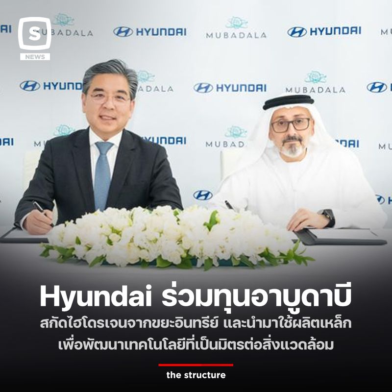 [The Structure] Hyundai ร่วมทุนอาบูดาบีสกัดไฮโดรเจนจากขยะอินทรีย์ และ ...