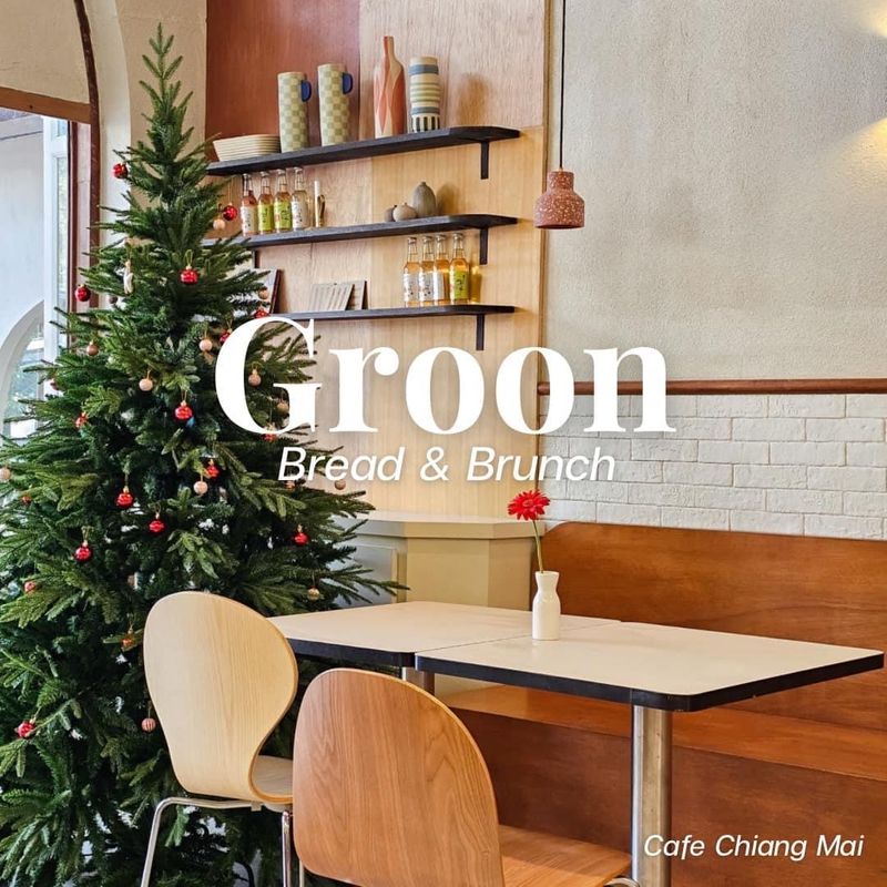 [review cafe] Groon Bread&Brunch cafe chiang mai #คาเฟ่มินิมอลนิมมาน ...
