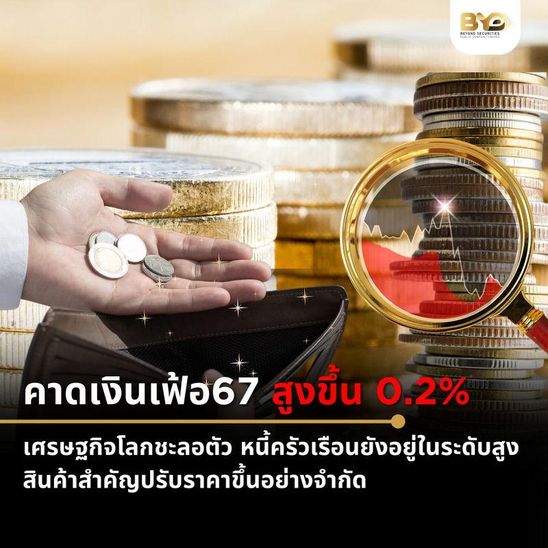 [Beyond Securities] 🧐 คาดการณ์เงินเฟ้อปี 67 สำหรับคาดการณ์เงินเฟ้อในปี 67 มีการคาดการณ์เงินเฟ้อ ...