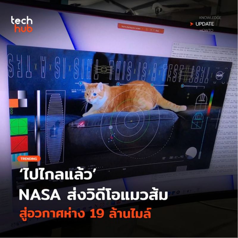 [Techhub] ต้องได้ดู อีกหนึ่งเหตุการณ์ที่ต้องจารึก หลัง NASA ประสบความสำเร็จในการทดลองส่งข้อมูล ...