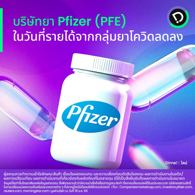 [Dime!] บริษัทยา Pfizer (PFE) ในวันที่รายได้จากกลุ่มยาโควิดลดลง Pfizer ...