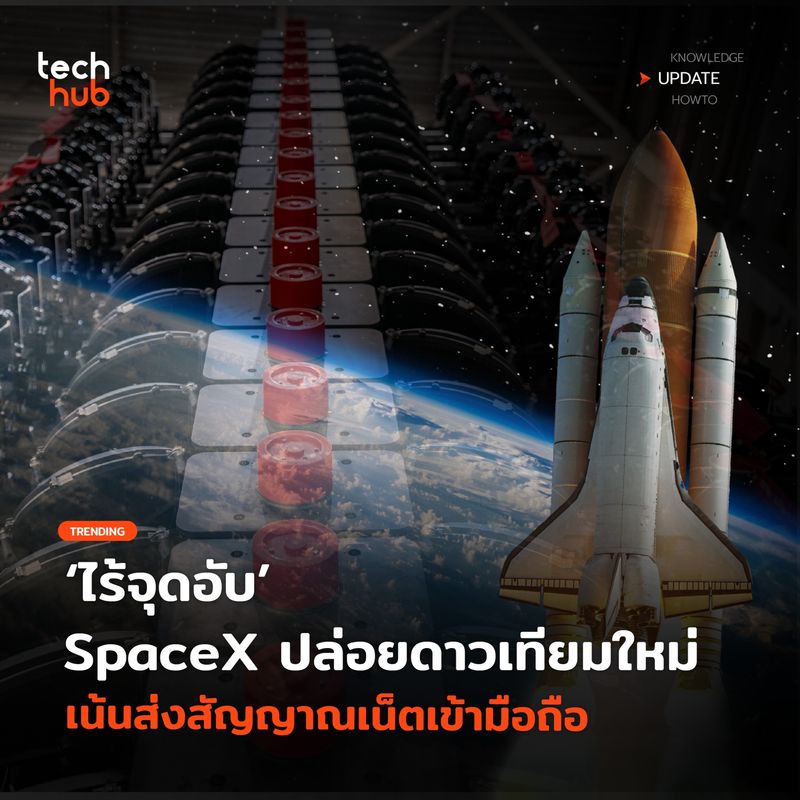 [Techhub] ไร้จุดอับ หลังมีบริการอินเทอร์เน็ตจากดาวเทียมอย่าง Starlink แล้ว Elon Musk ก็ขอเอาดี ...