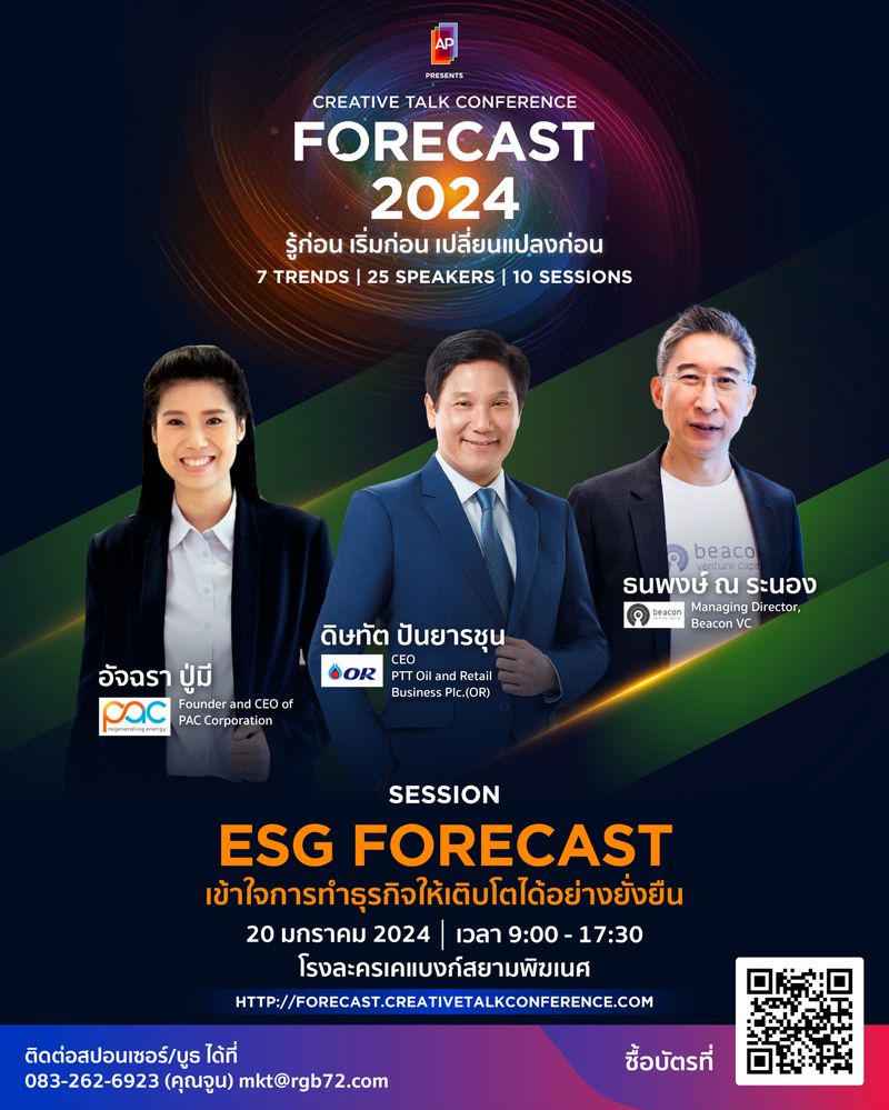 [CREATIVE TALK] 🌳 เทรนด์ ESG อะไรที่ต้องจับตาในปีนี้! 🌳 ร่วมคาดการณ์เทรนด์โลกไปพร้อมกัน กับ ...