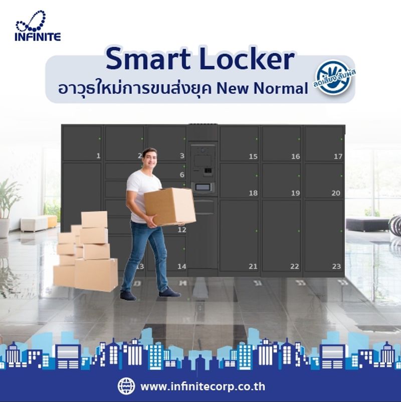 [infinitecorp.th] Smart Locker อาวุธใหม่ของการขนส่งยุค New normal ปัจจุบันธุรกิจ E-Commerce ยัง ...