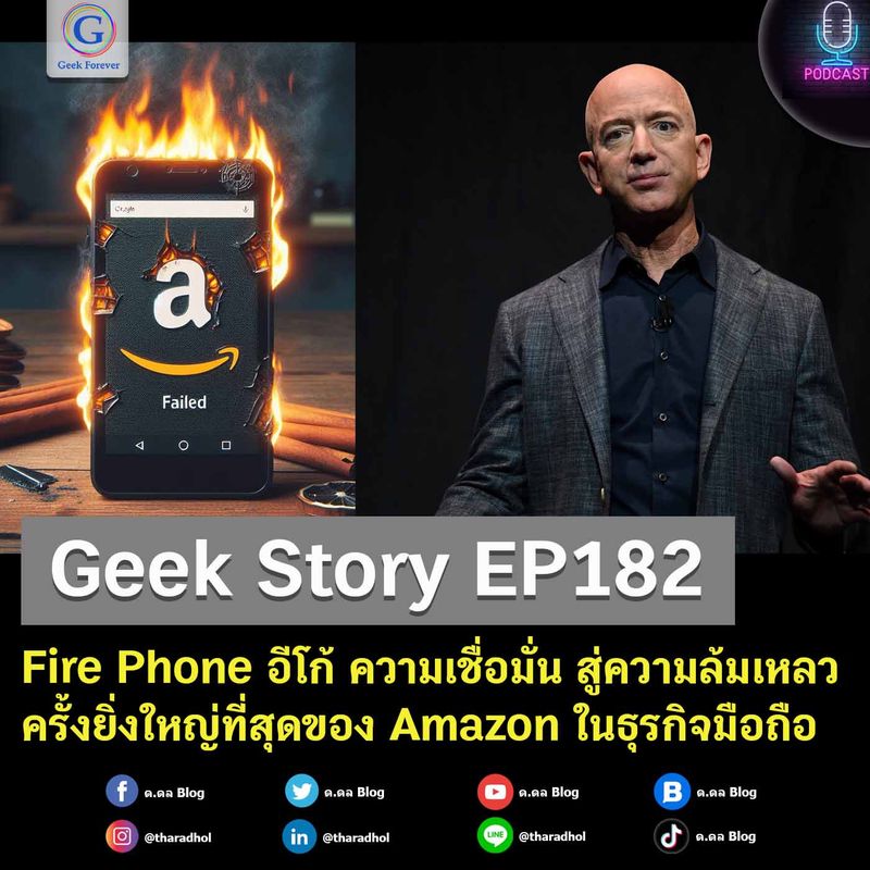 [ด.ดล Blog] Geek Story EP182 : Fire Phone อีโก้ ความเชื่อมั่น สู่ความล้มเหลวครั้งยิ่งใหญ่ที่สุด ...