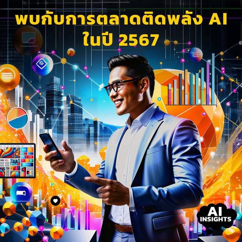 [ThAI.Insights] พบกับการตลาดติดพลัง AI ในปี 2567 AI จะมีบทบาทด้านการตลาดต่อเนื่องในปีนี้ เพราะ ...