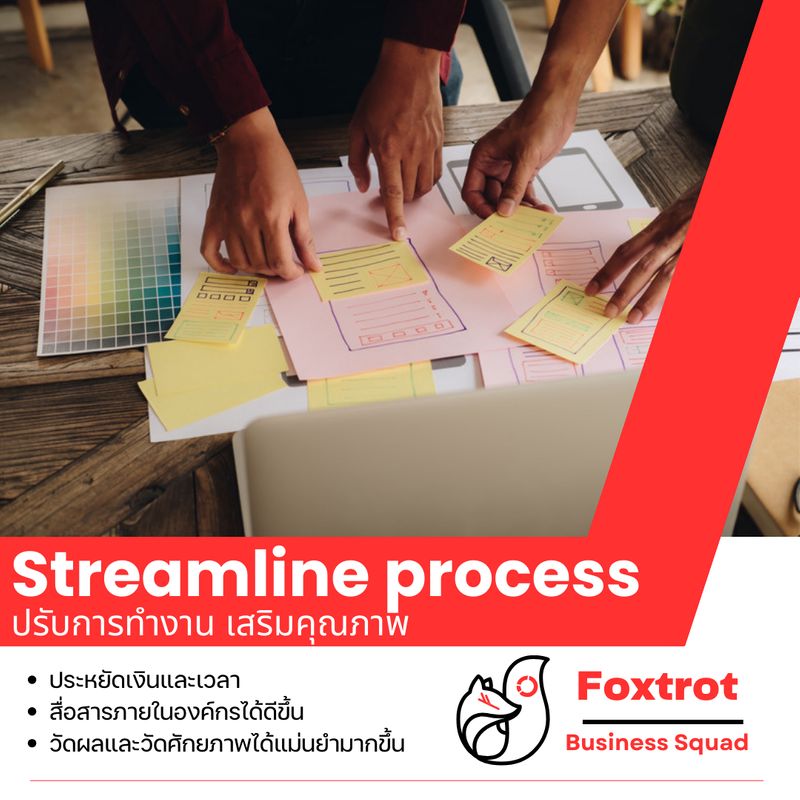[Foxtrot Business Squad] Streamline Process สร้างประสิทธิภาพการทำงานใน ...
