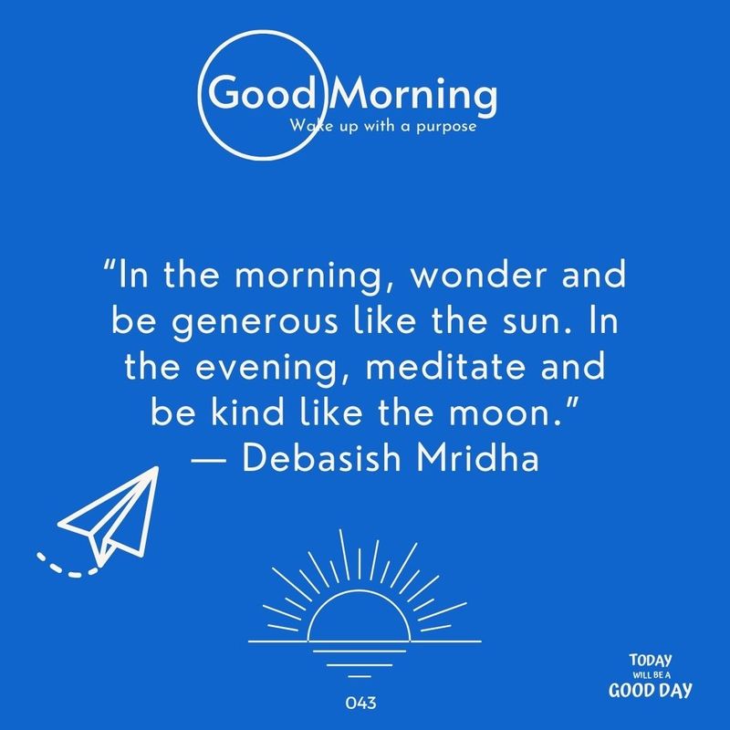 [Good Morning Quotes] ☀️ The selected quote for this morning is.... 📰📖 ...