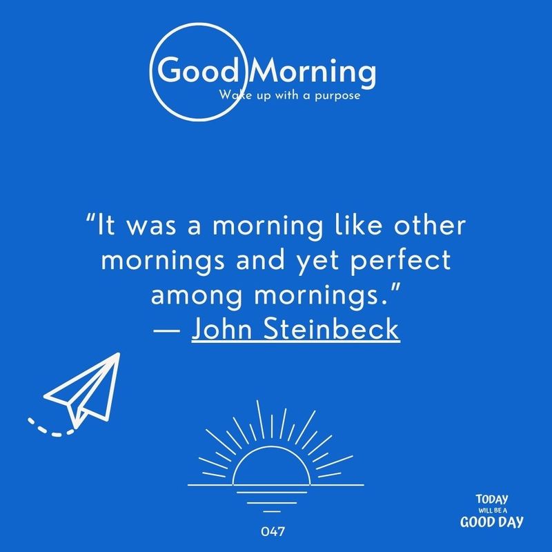 [Good Morning Quotes] ☀️ The selected quote for this morning is.... 📰📖 ...