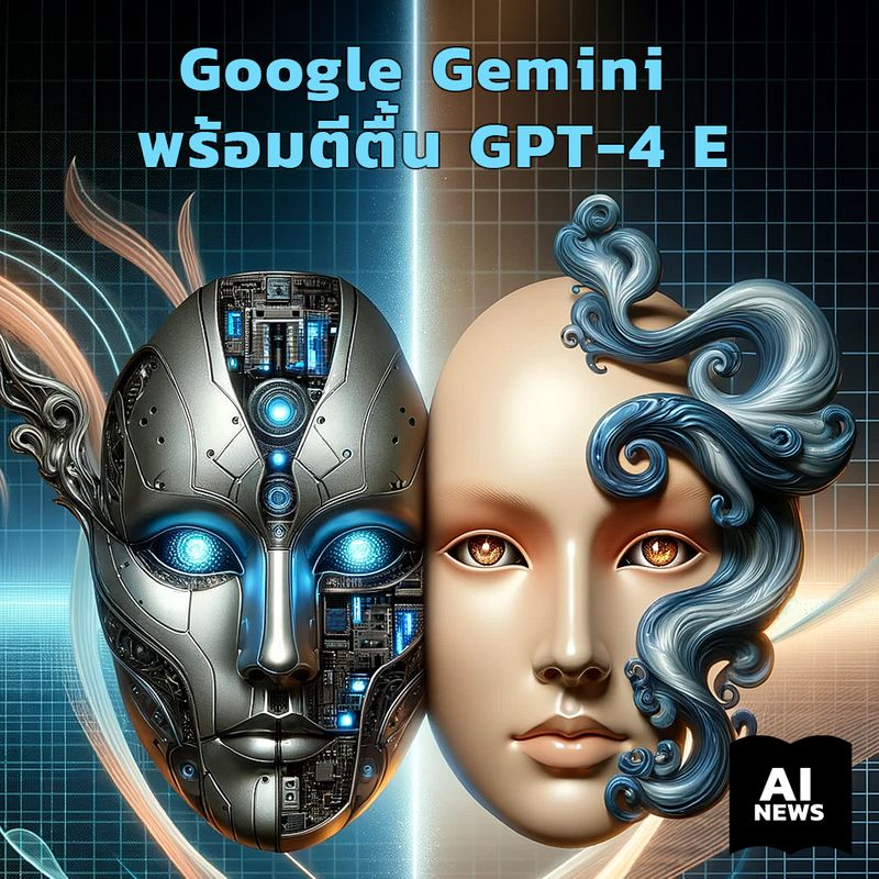 [ThAI.Insights] Google Gemini พร้อมตีตื้น GPT-4 เมื่อ Google เปิดตัว Gemini วงการ generative AI ...
