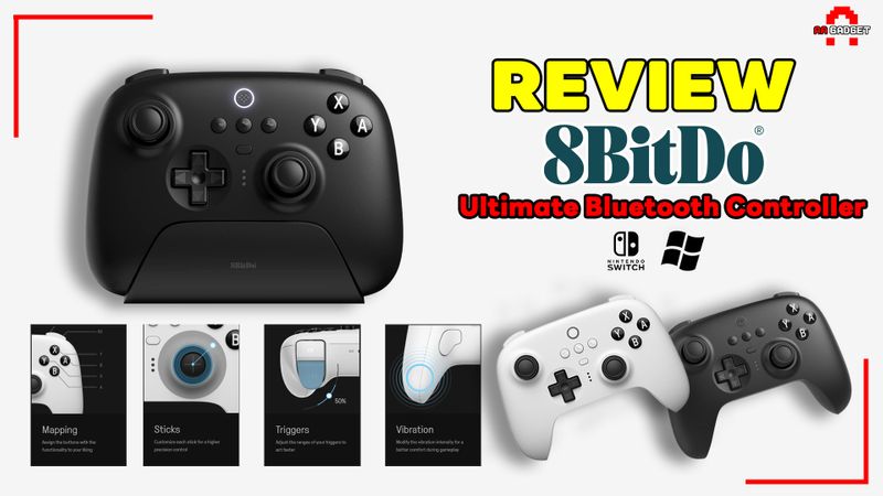 [AA GADGET] รีวิว 8bitdo Ultimate Bluetooth controller ร่างสุดยอดของคอนโทรลเลอร์ | AAgadget ...