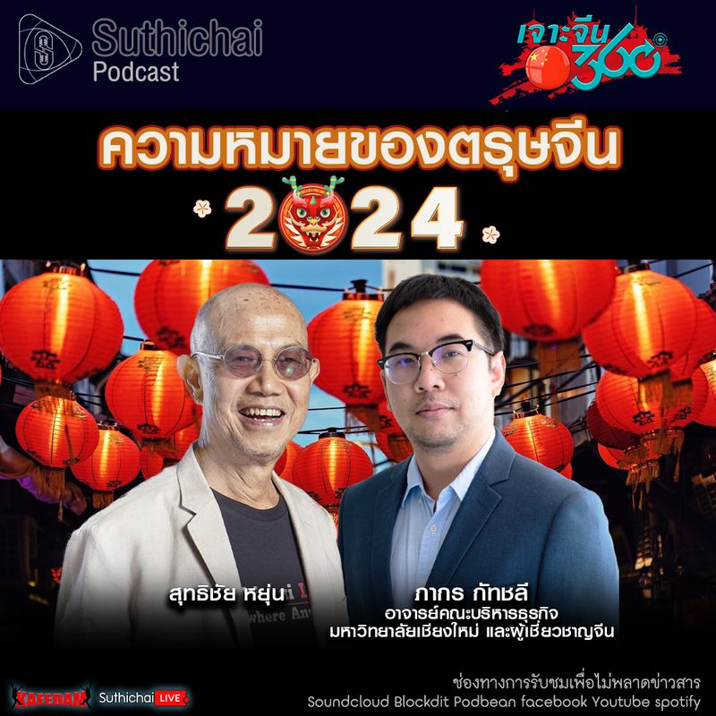 [Suthichai Podcast] Suthichai Podcast ความหมายของตรุษจีน 2024
