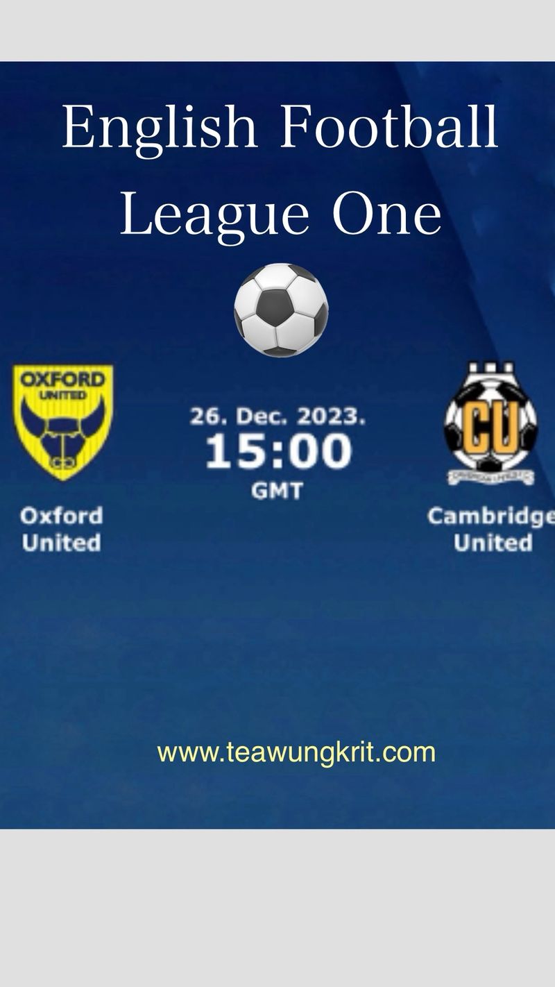 [เที่ยวยุโรปไปตามอารมณ์] ⚽️ชมฟุตบอล England’s League One ระหว่าง Oxford ...