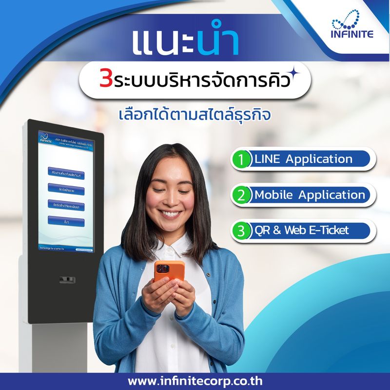 [infinitecorp.th] แนะนำ 3 ระบบ บริหารจัดการคิว เลือกได้ตามสไตล์ธุรกิจ ปัจจุบันผู้ประกอบการธุรกิจ ...