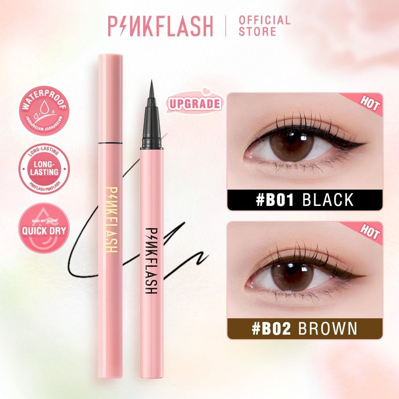 [ช้อปปิ้งออนไลน์] Pinkflash Ohmyline อายไลเนอร์ สีดํา กันน้ำ ติดทนนาน ...